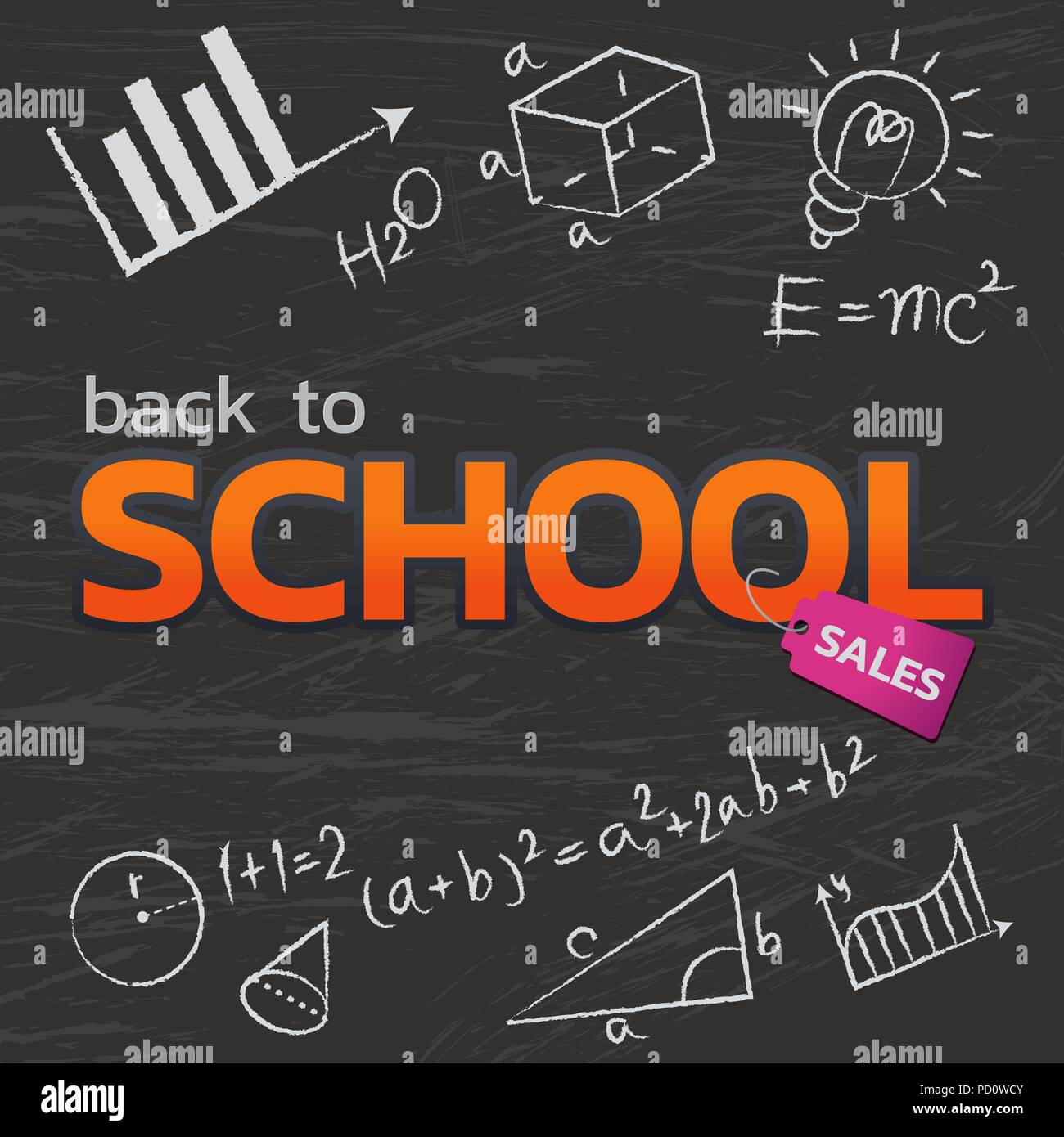 Back to school banner. Vector illustration Stock Vector Image & Art - Alamy