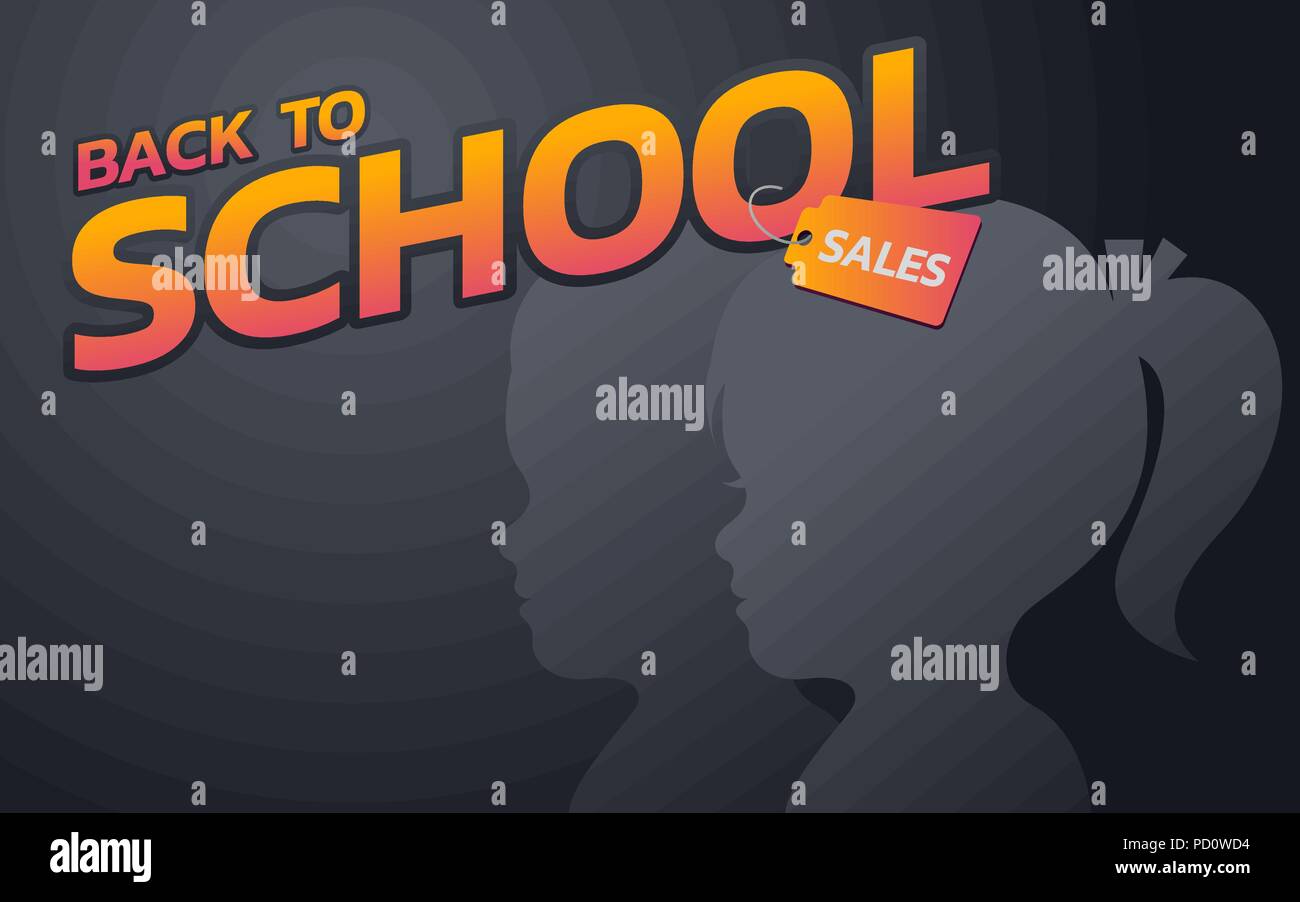 Back to school banner. Vector illustration Stock Vector Image & Art - Alamy