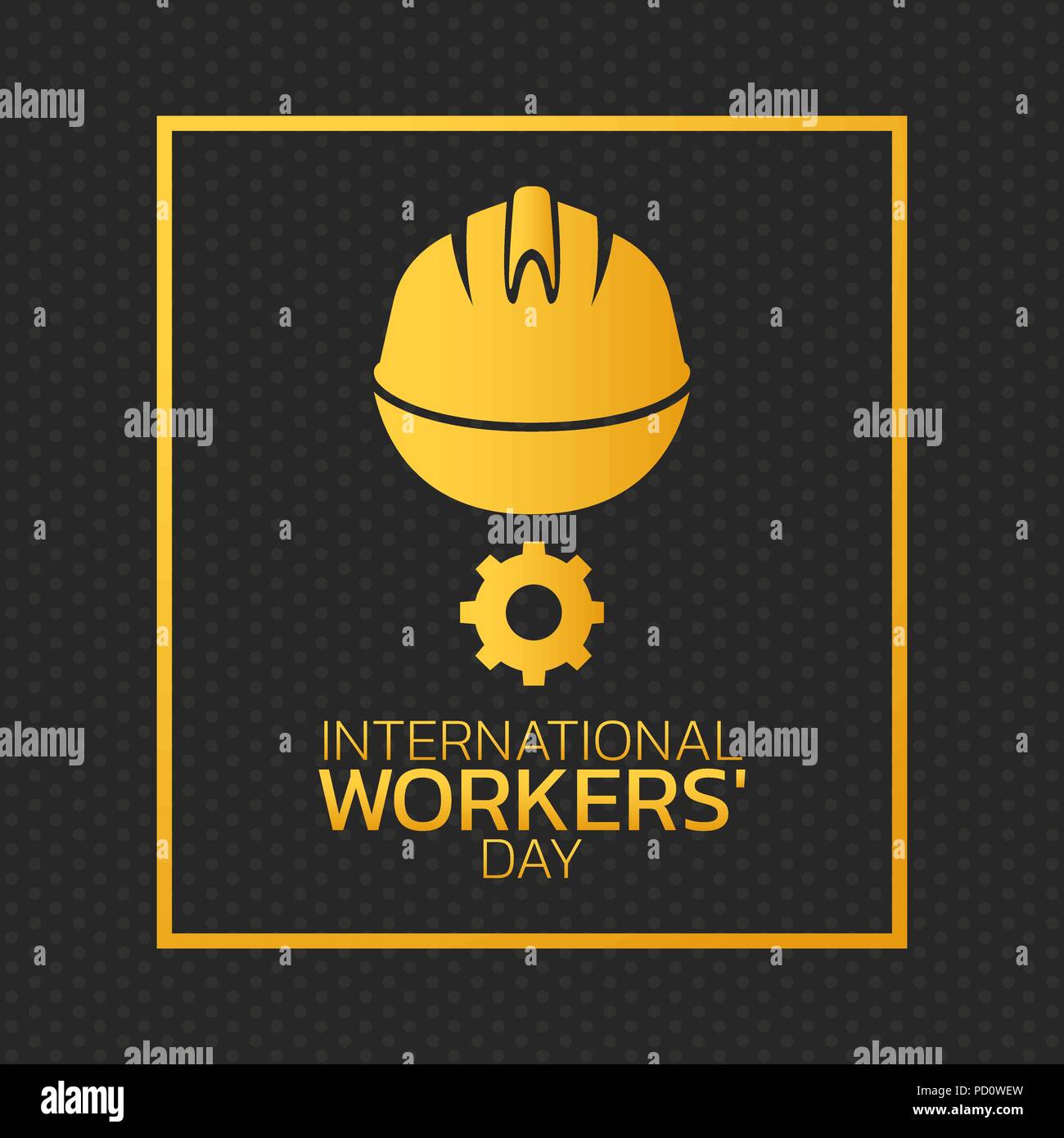 International Worker's Day Vector Illustration Stock Vector Image & Art ...