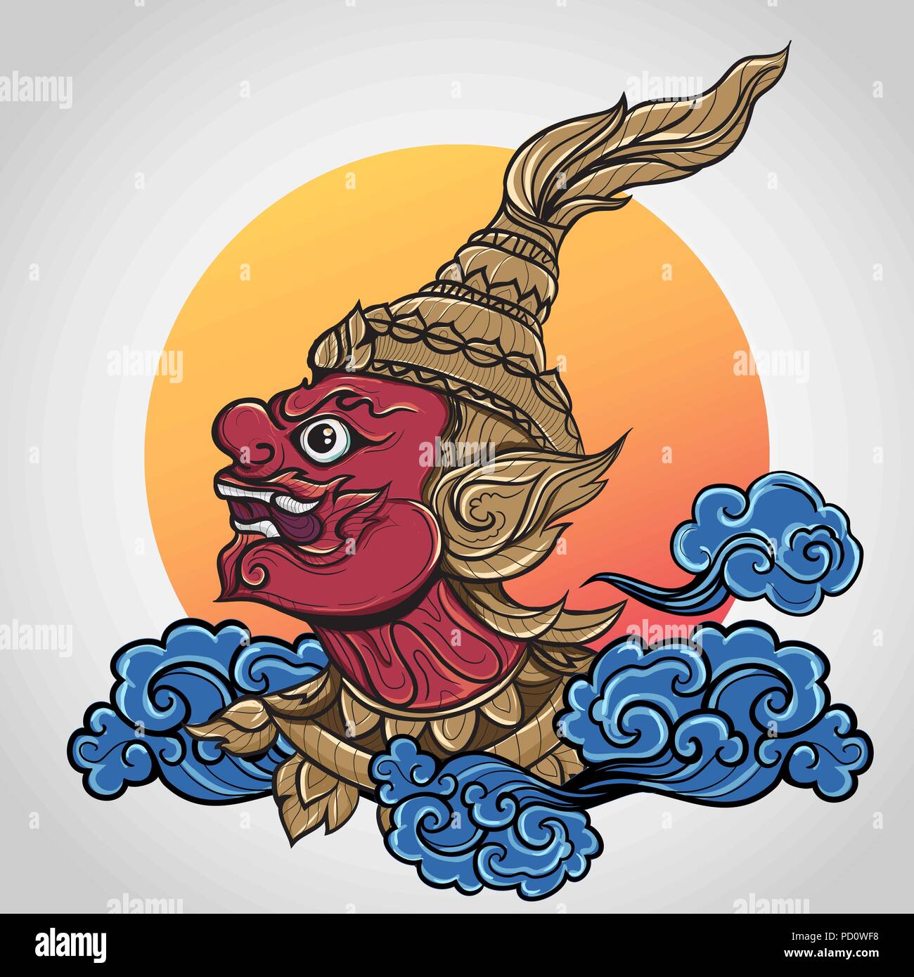 Thai Art Vector