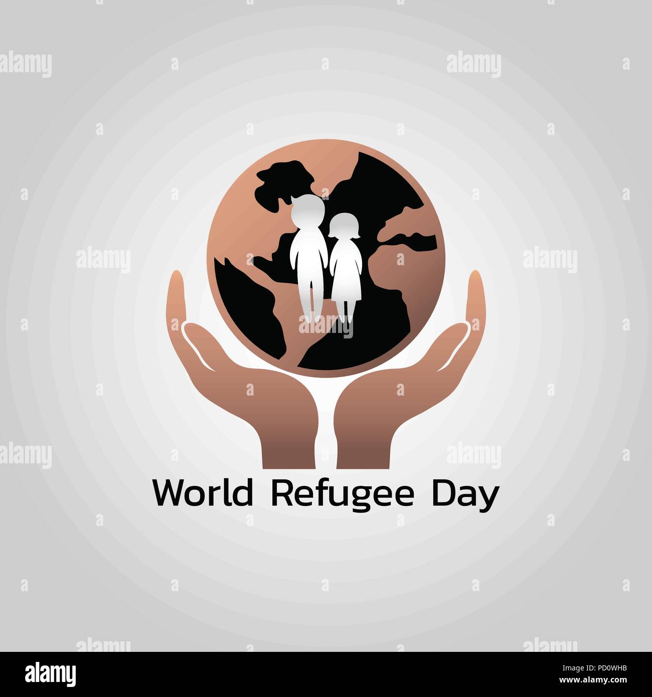 Refugee support Stock Vector Images - Alamy