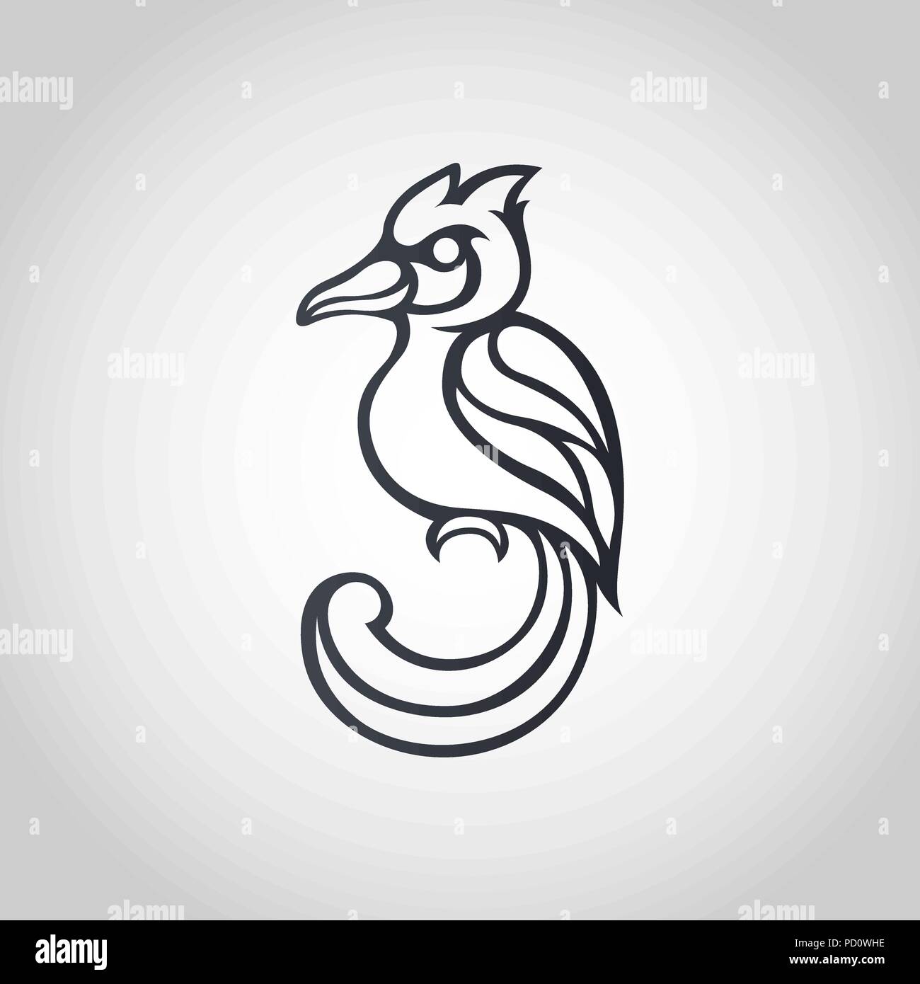 Bird vector logo icon illustration Stock Vector Image & Art - Alamy