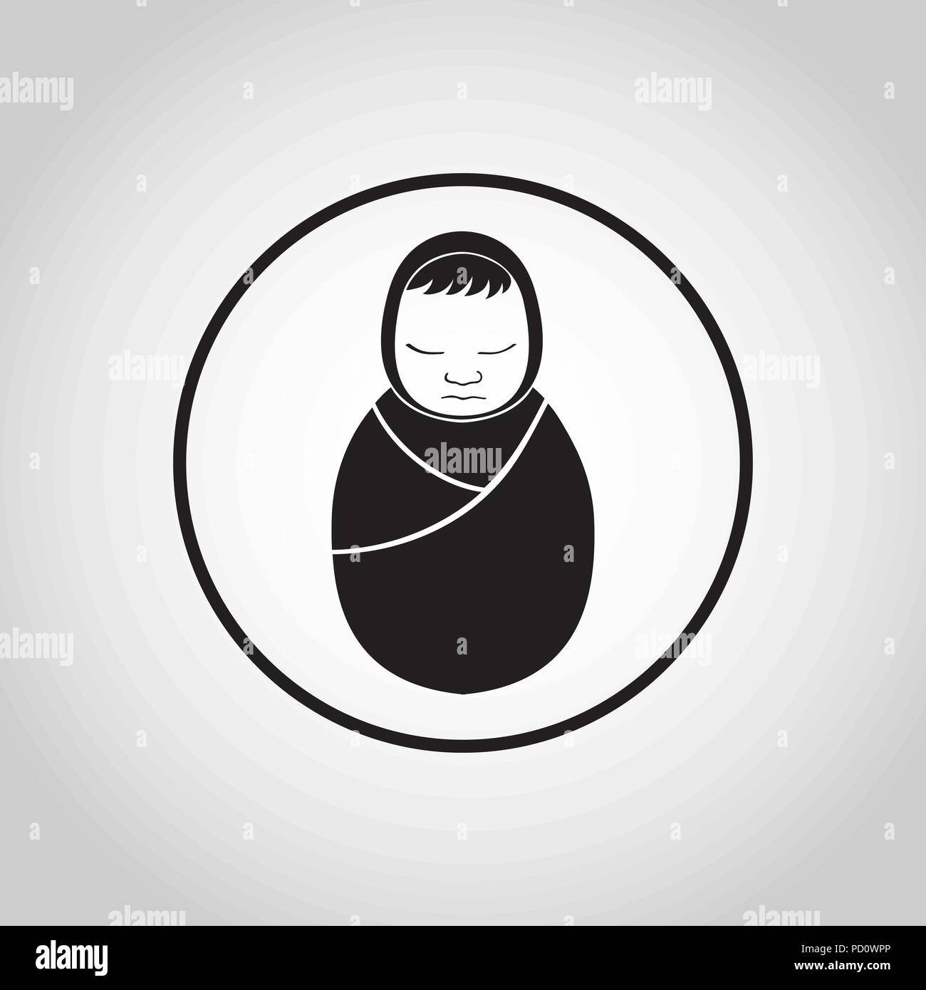 Newborn logo Stock Vector Images - Alamy