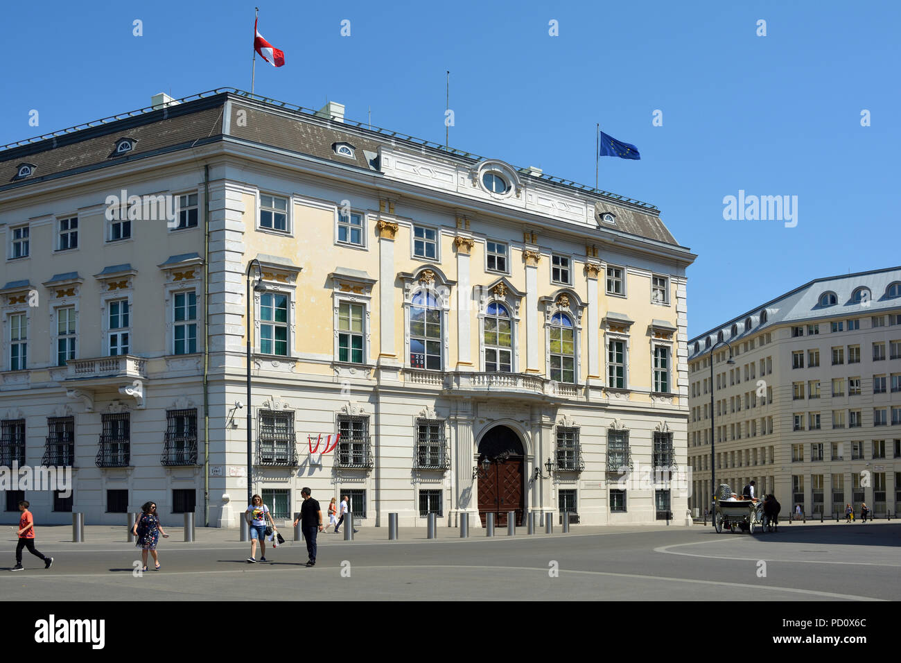 Federal chancellery in vienna austria hi-res stock photography and ...