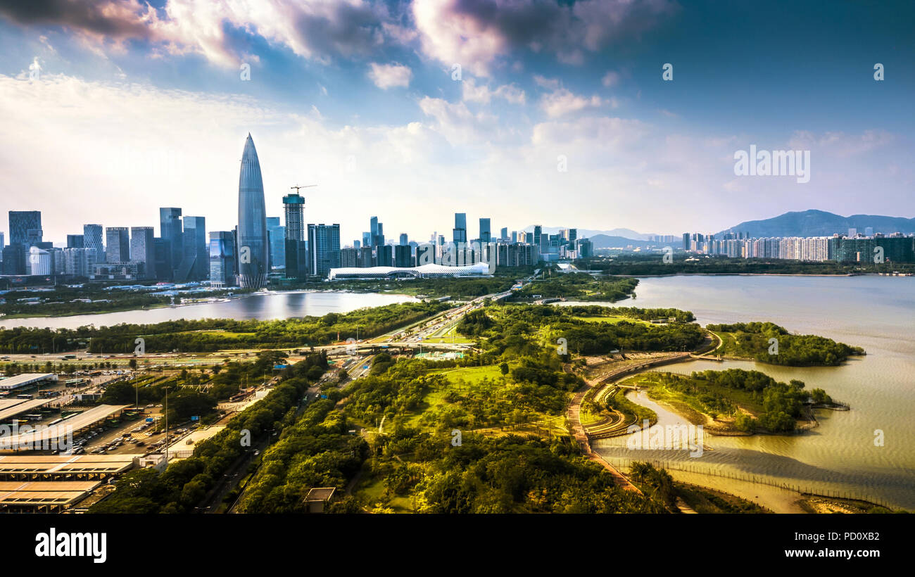 Urban scenery of Shenzhen, China Stock Photo - Alamy