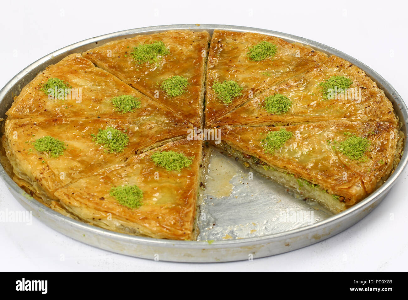 Turkish delicious dessert kadayif - kataifi Stock Photo - Alamy