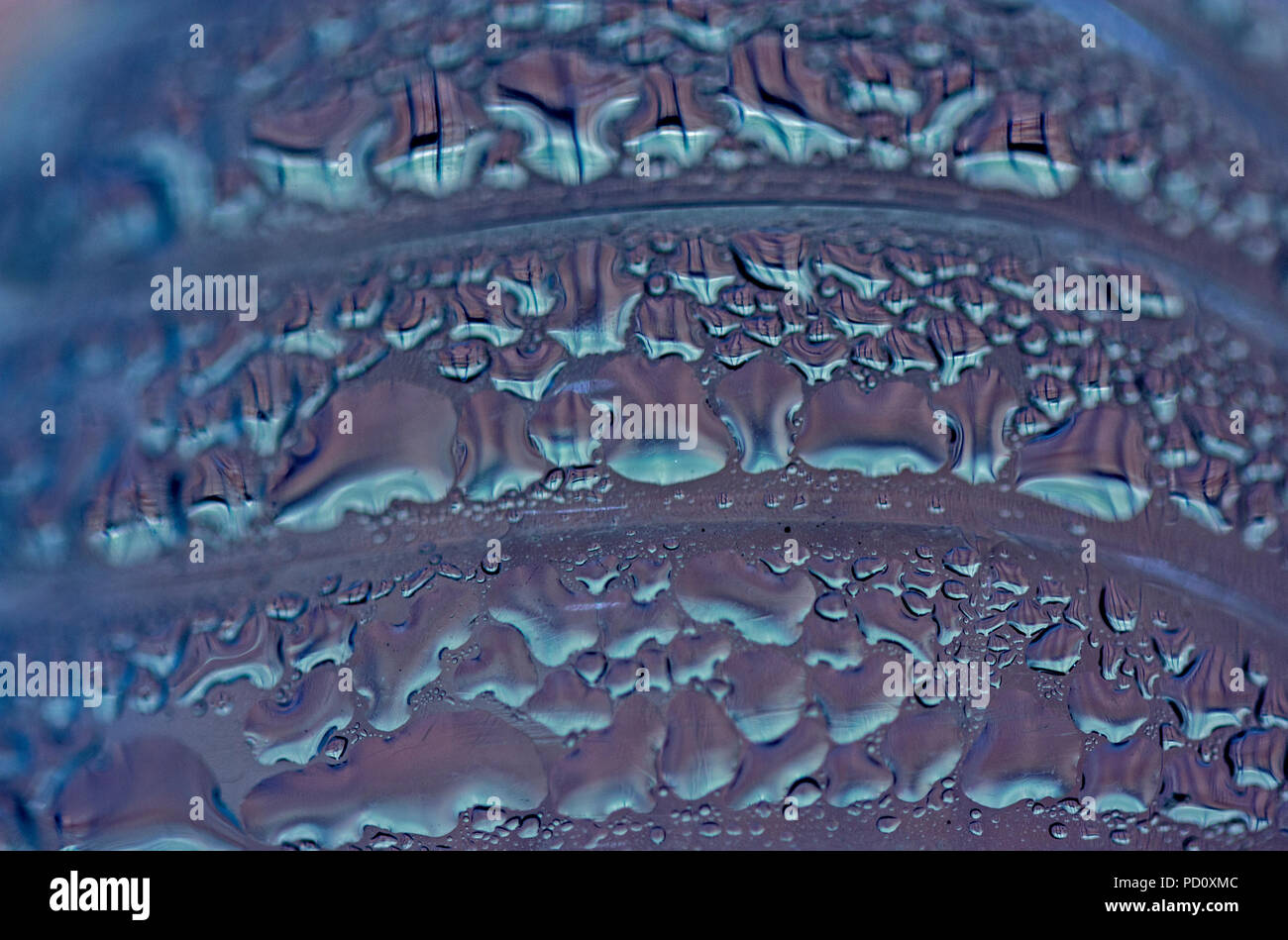 Blue abstract background dew drops hi-res stock photography and images ...