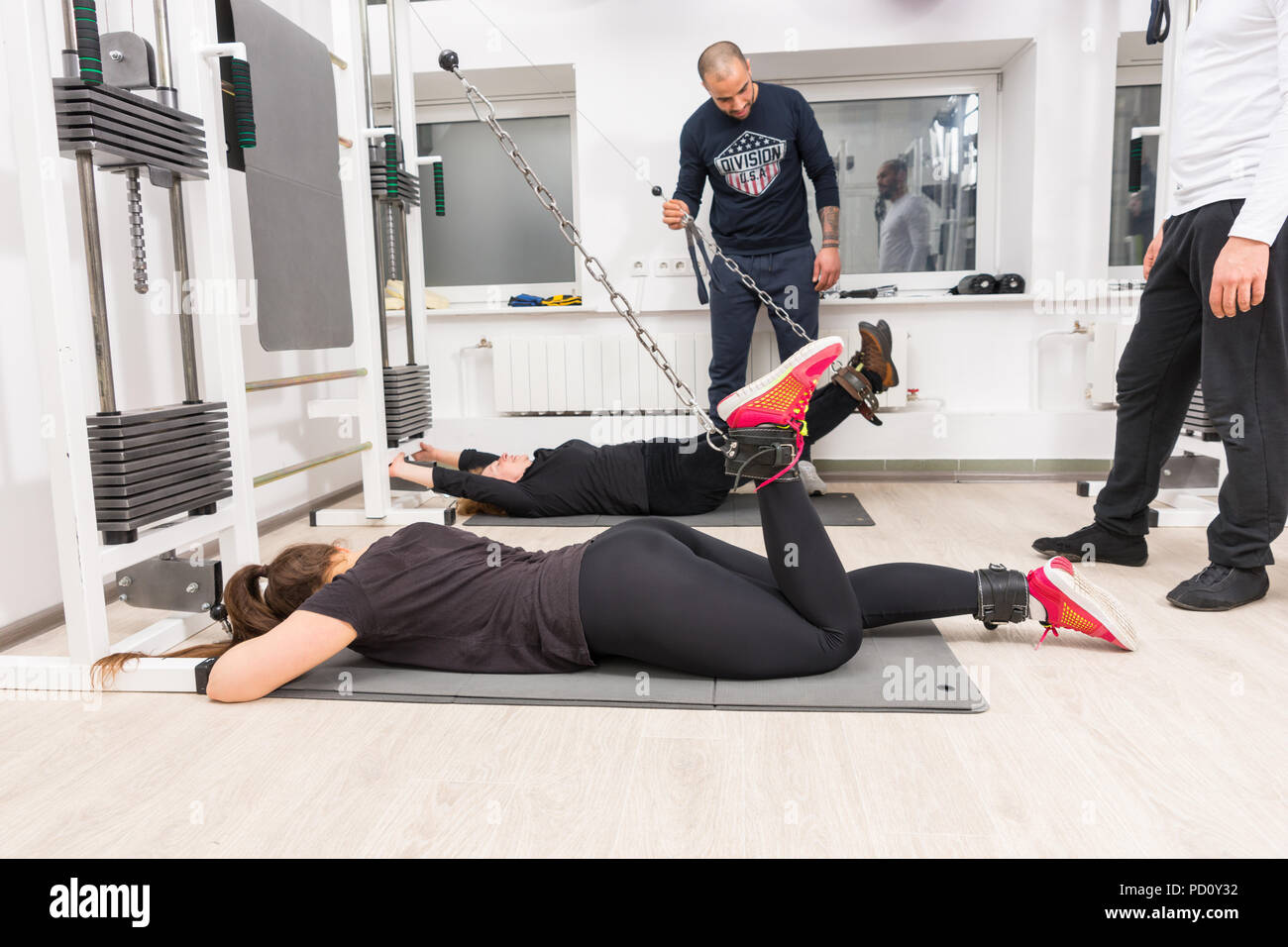 Gym instructors hi-res stock photography and images - Alamy