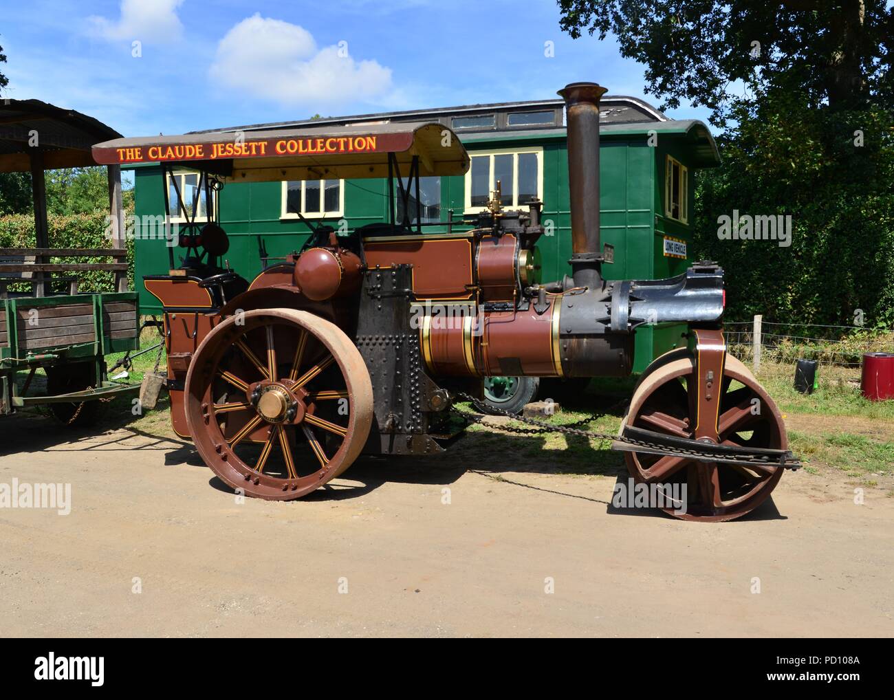 Traction Engine at a show in England Stock Photo - Alamy