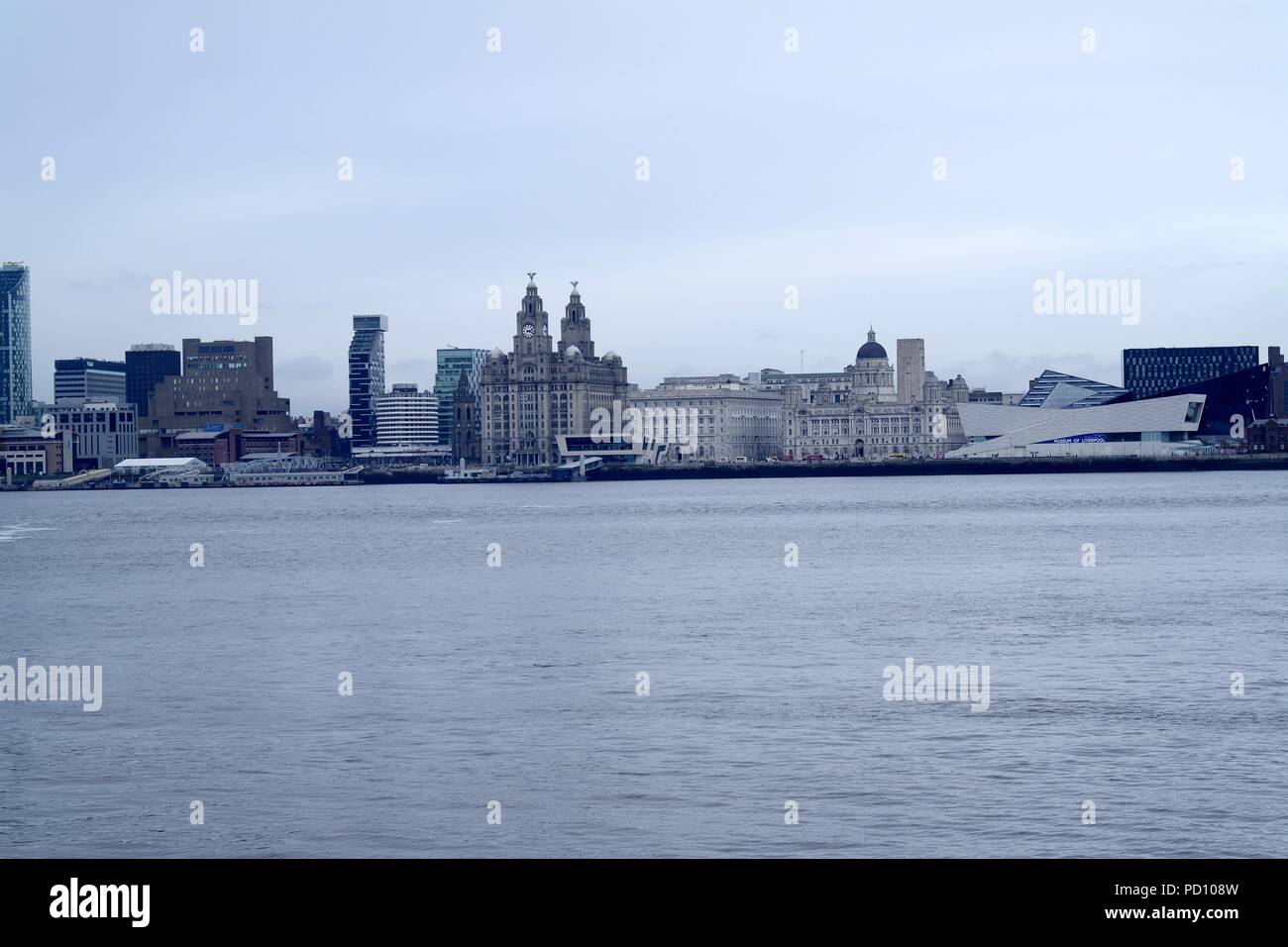 Liverpool,Uk Panoramic view of Liverpool Skyline credit Ian Fairbrother ...