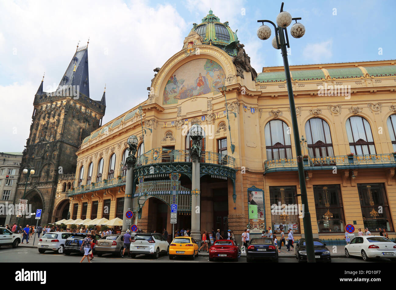 Prague opera house hi-res stock photography and images - Alamy