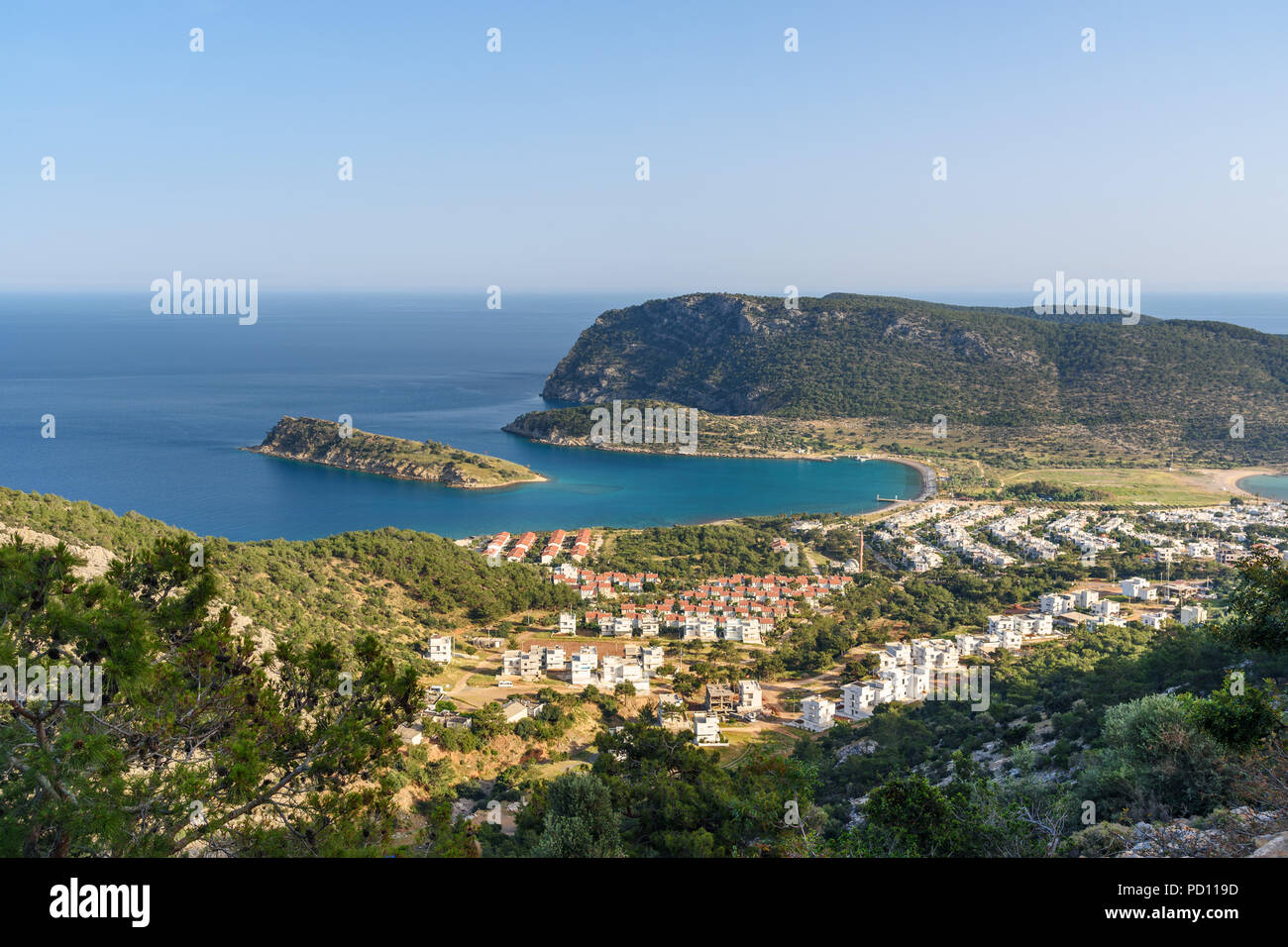 Cape Tisan is a headland on the Mediterranean sea coast. Modern popular ...