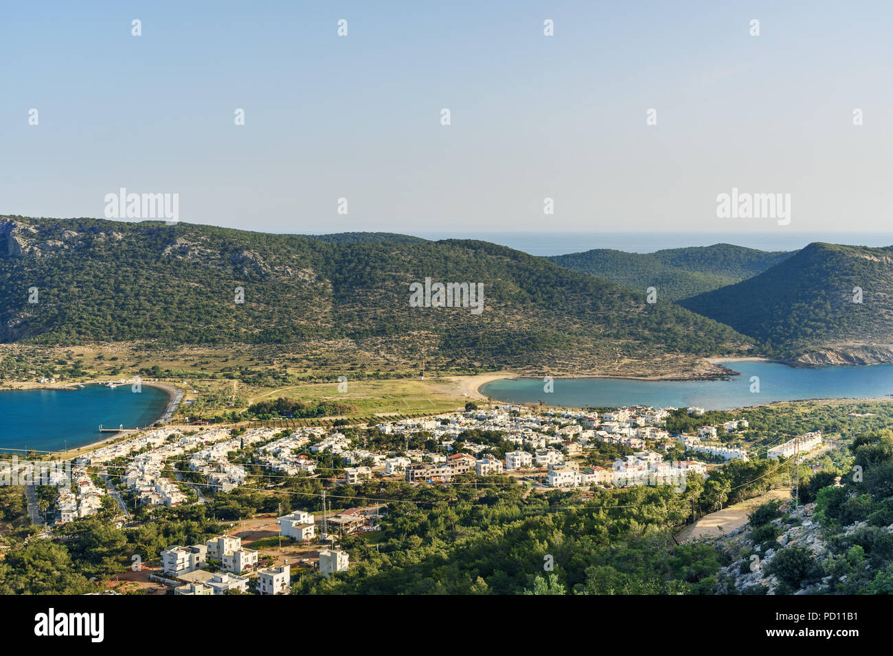 Cape Tisan is a headland on the Mediterranean sea coast. Modern popular ...