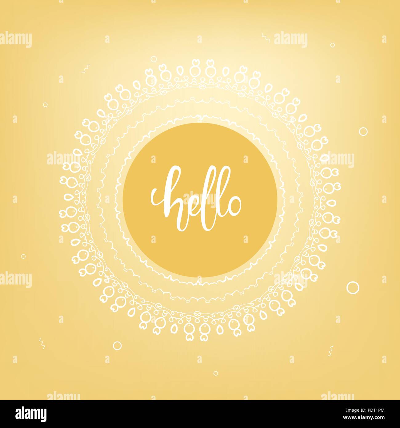 Welcome handwritten sign yellow hi-res stock photography and images - Alamy