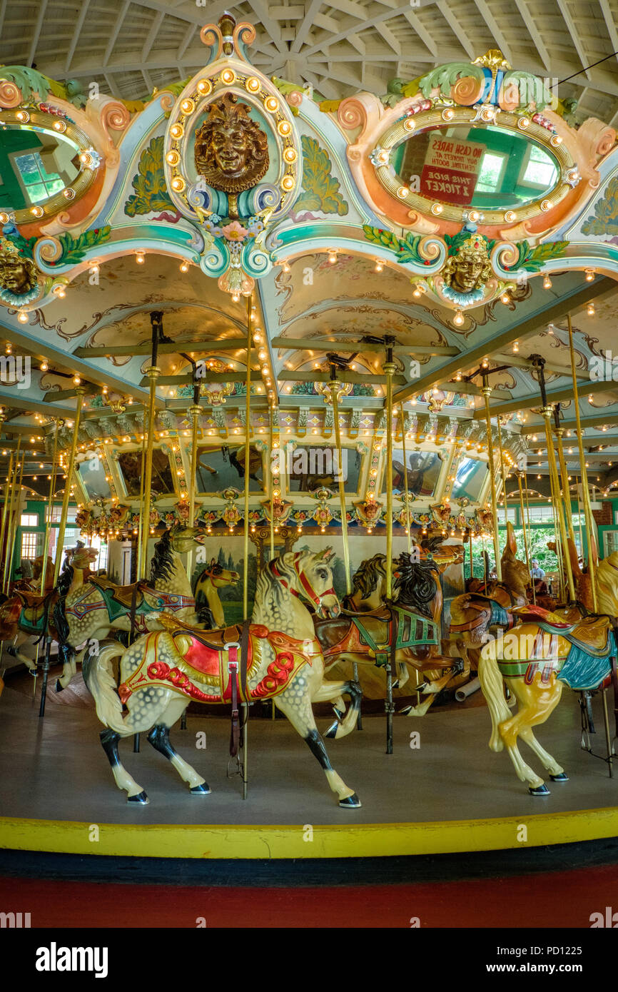 Dentzel managerie carousel, Glen Echo Park, MacArthur Boulevard, Glen ...