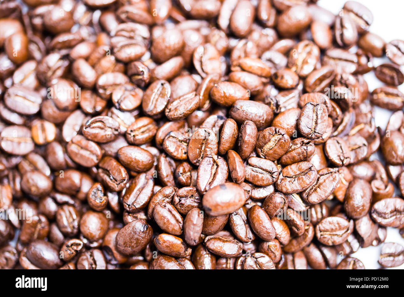 coffee beans high key studio Stock Photo - Alamy