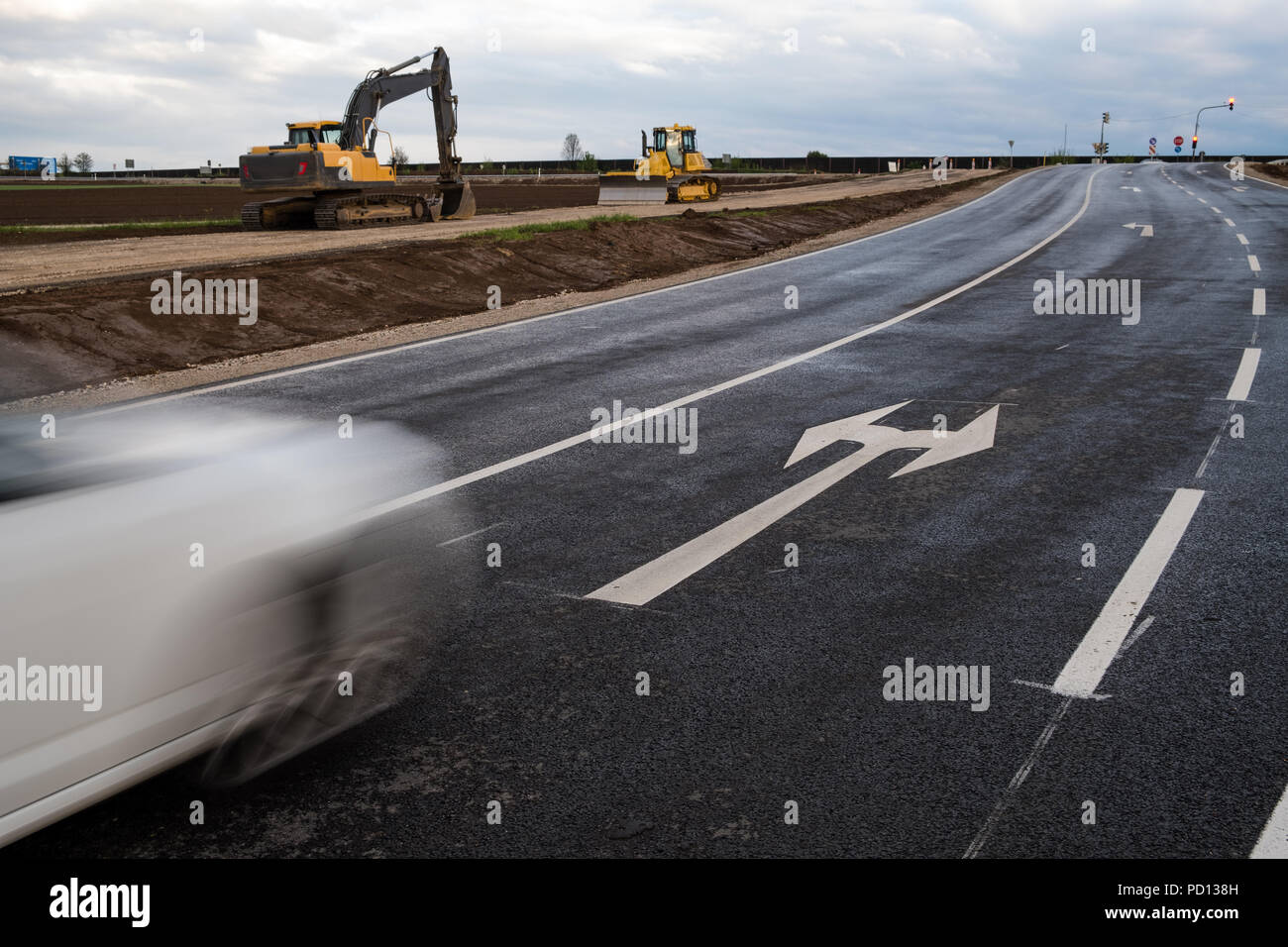 Construction site marking hi-res stock photography and images - Alamy