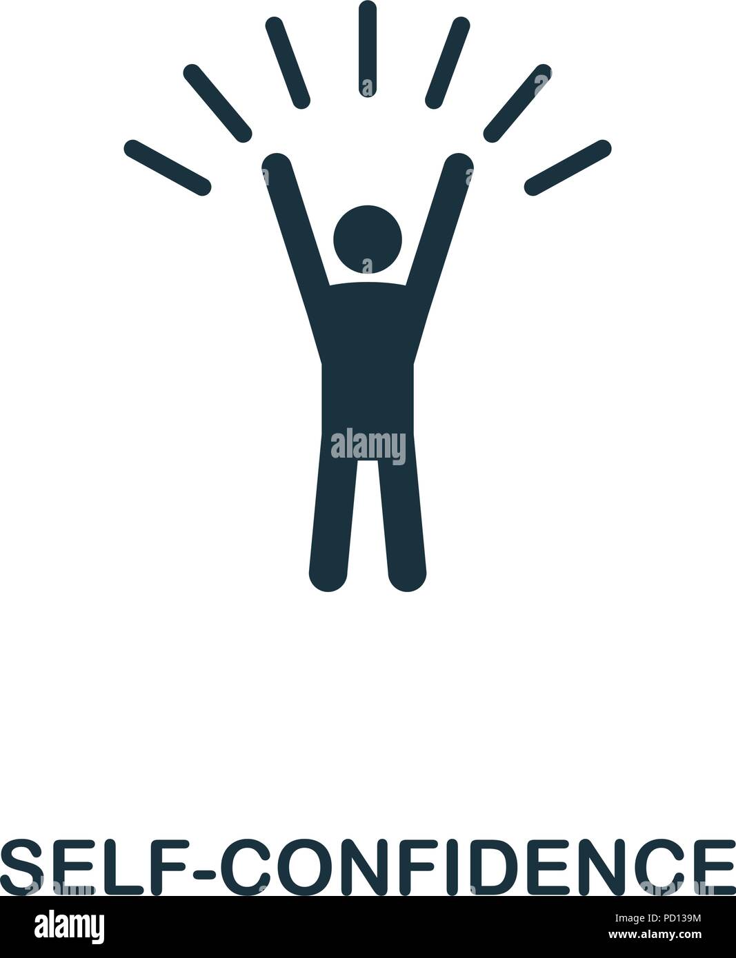 Self-Promotion creative icon. Simple element illustration. Self ...