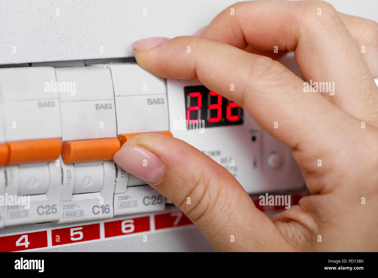 Electrical terminal box Stock Photo - Alamy