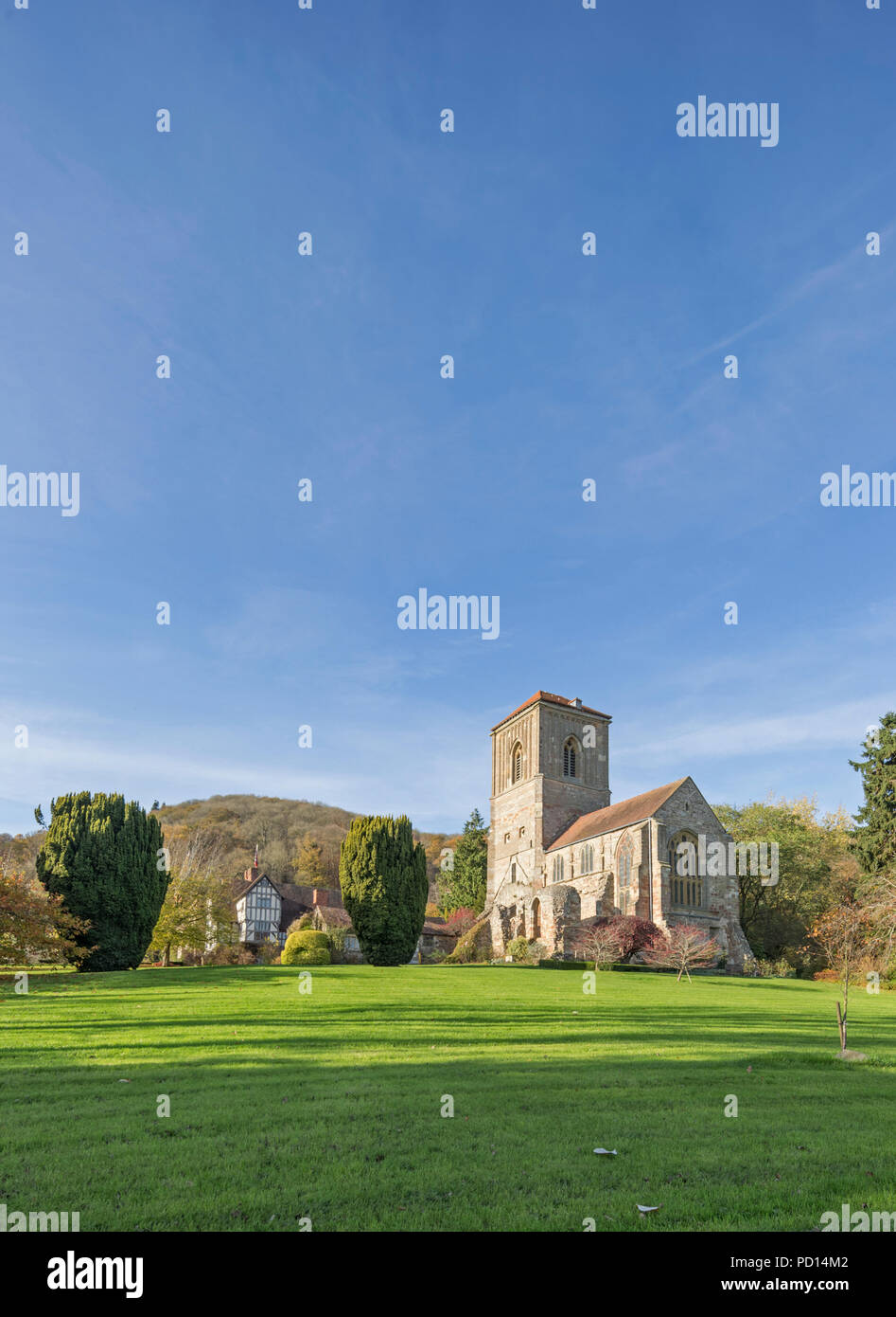 Little Malvern Priory, Little Malvern, Worcestershire, England, UK ...