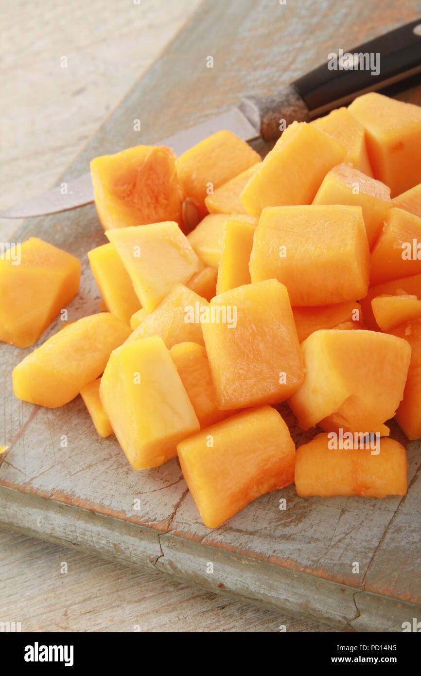 Diced butternut squash hi-res stock photography and images - Alamy