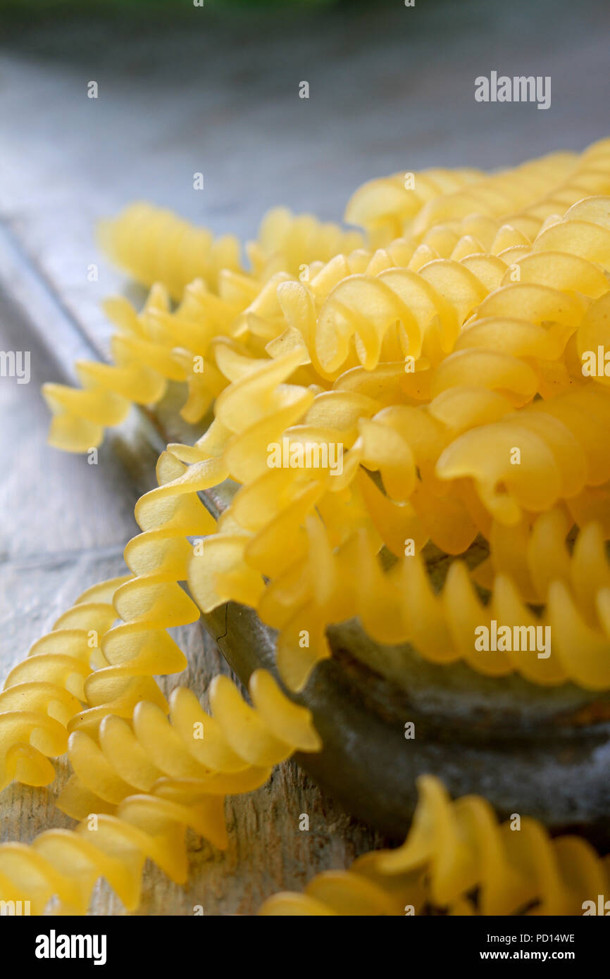 dried Italian pasta fusilli Stock Photo - Alamy