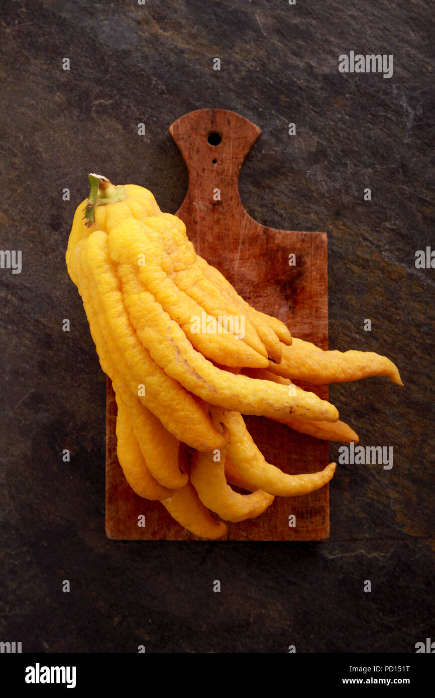 buddhas hand citrus fruit Stock Photo - Alamy