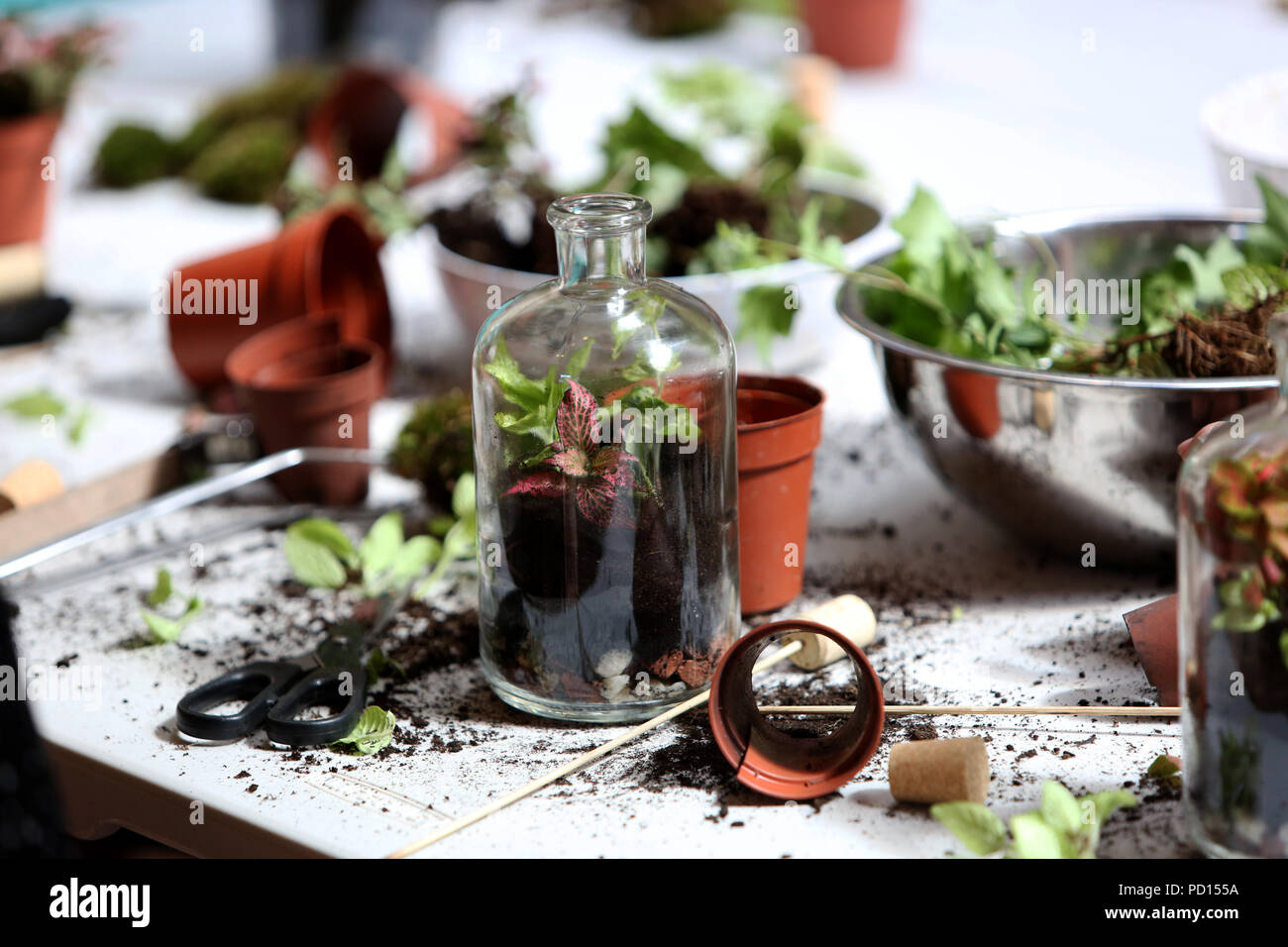 A group of people getting creative and designing and making their own ...