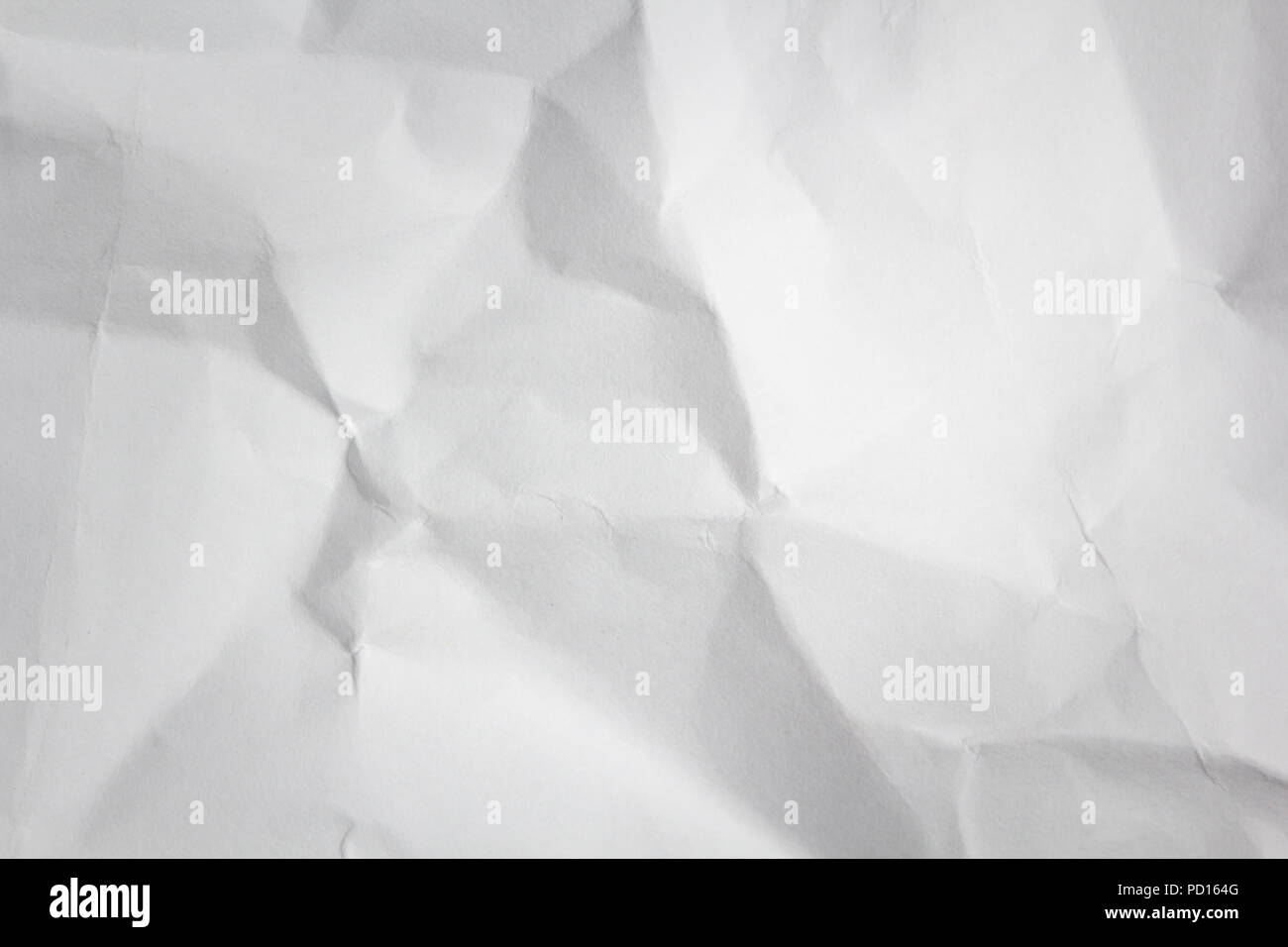 White crumpled paper list texture or background Stock Photo - Alamy