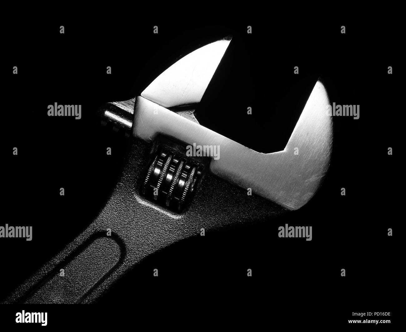 Sliding wrench Made of steel Stock Photo - Alamy