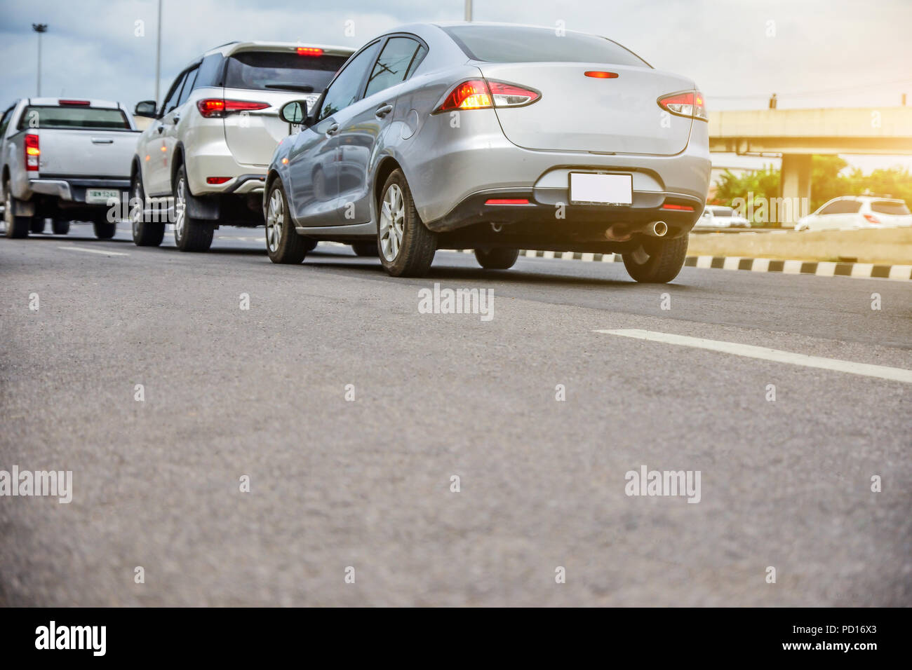 Car driving on road,Car on highway road transportation Stock Photo - Alamy