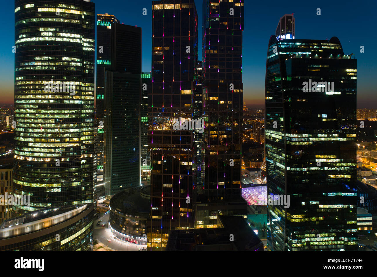 Aerial view of moscow hi-res stock photography and images - Alamy
