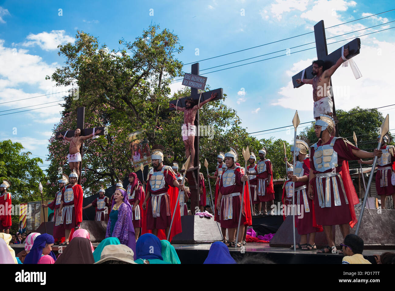 CEBU, PHILIPPINES-MARCH 25, 2016: Siete Palabras, Sugat and Easter ...