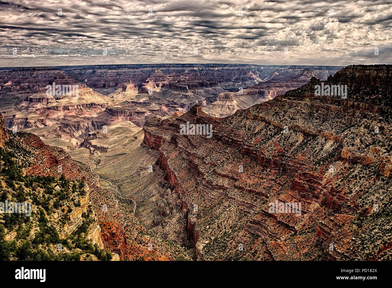 The view at the Grand Canyon is spectacular Stock Photo - Alamy