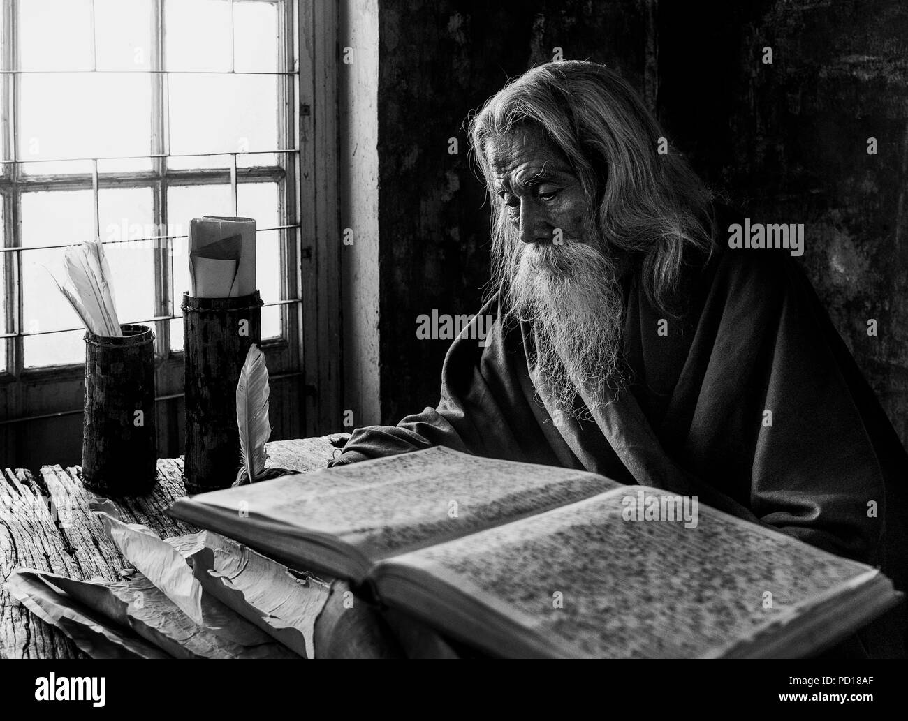 The Philosopher conceptual portrait Stock Photo - Alamy