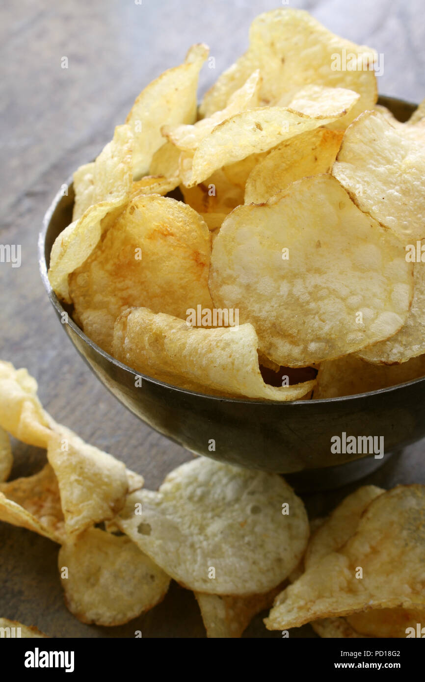 potato crisp chips Stock Photo - Alamy
