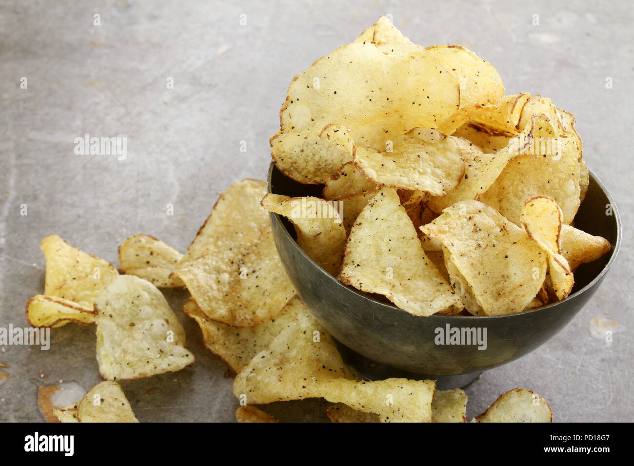 potato crisp chips Stock Photo - Alamy
