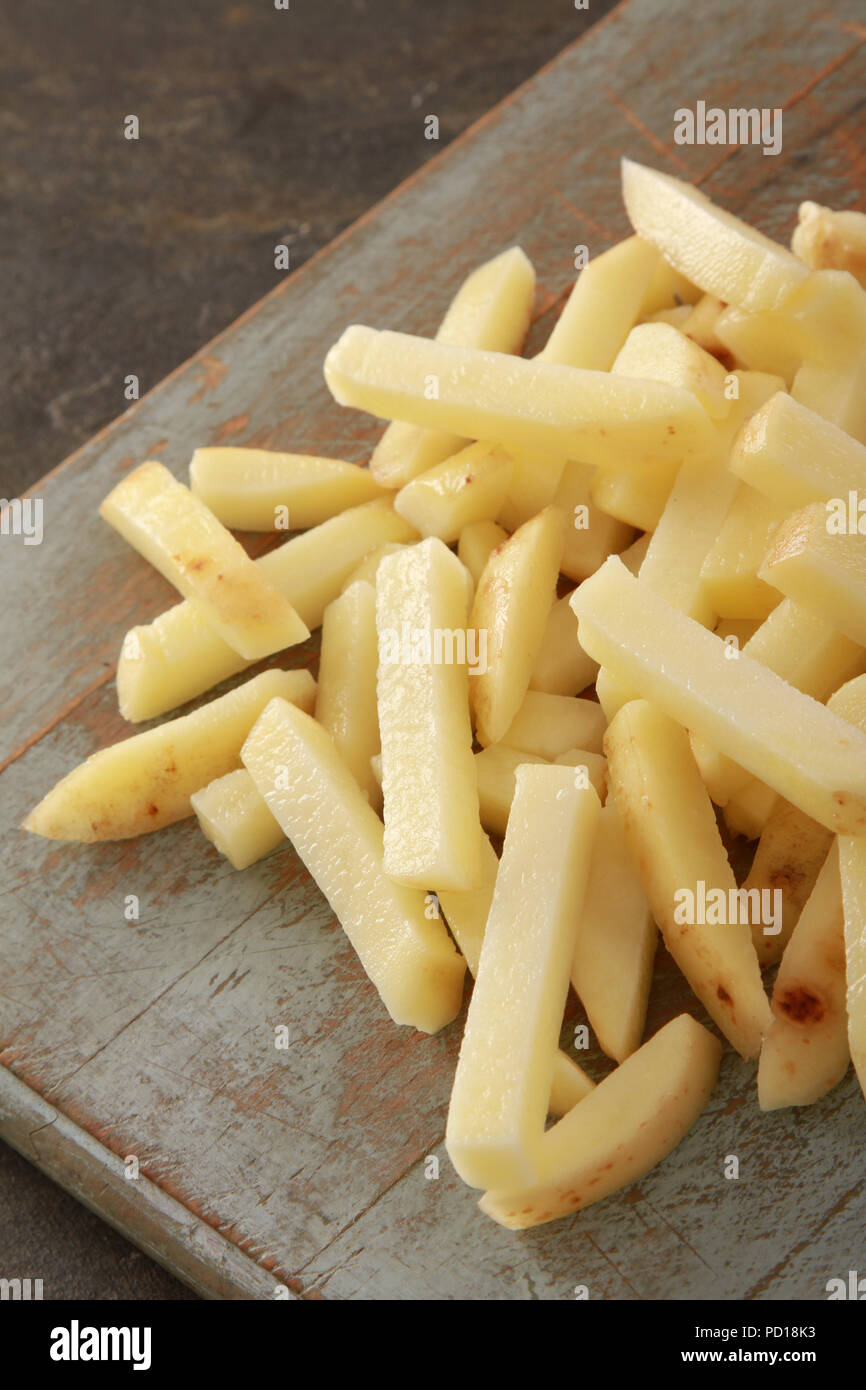 Chipping potatoes hi-res stock photography and images - Alamy