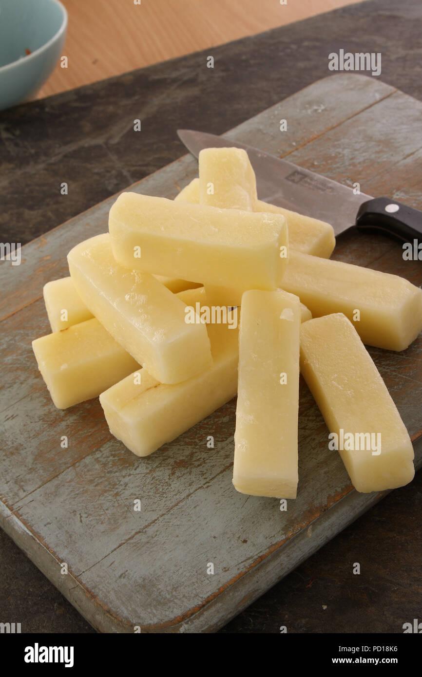 Chipping Potatoes High Resolution Stock Photography and Images - Alamy