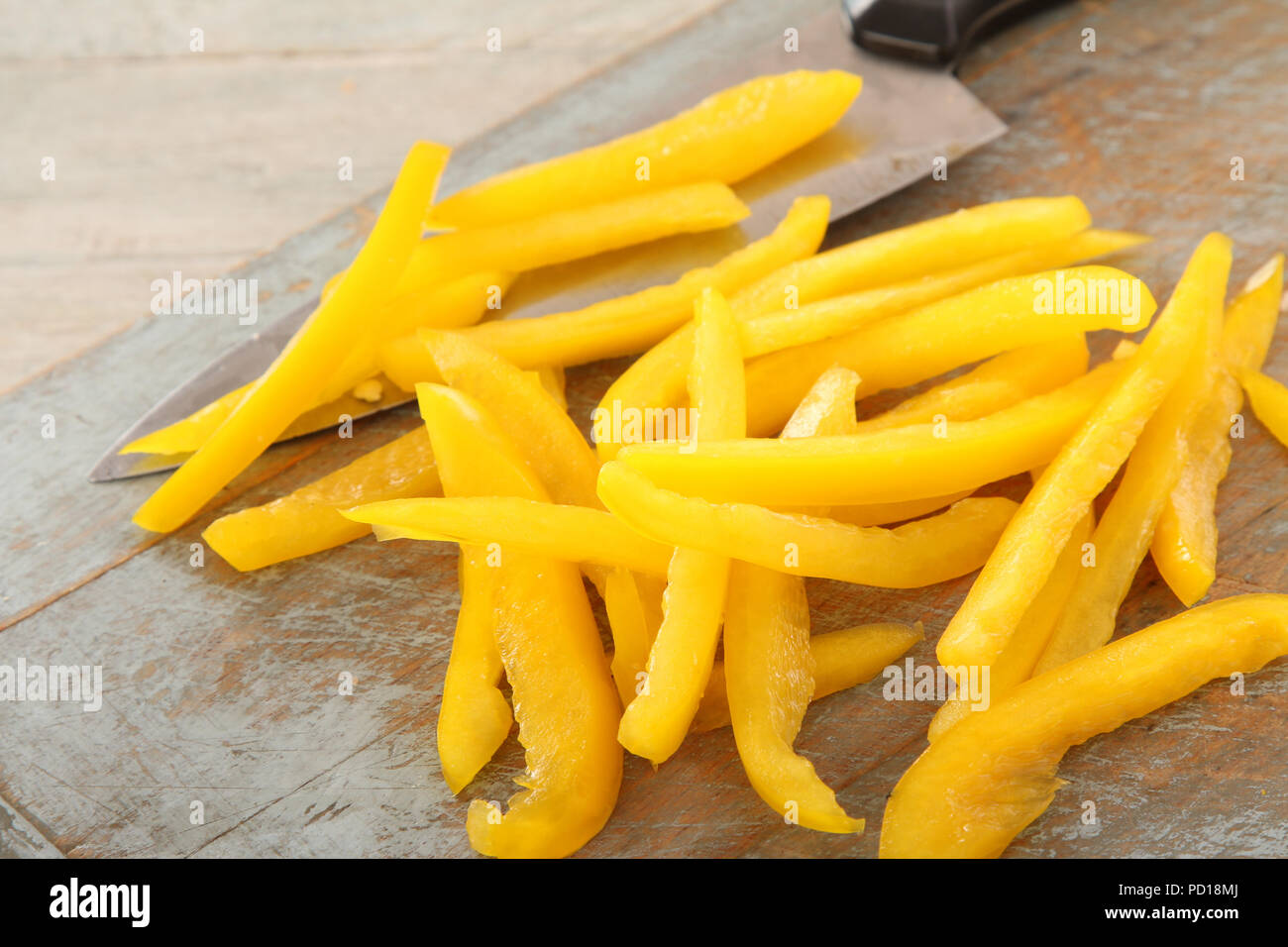 Julienne capsicum peppers hi-res stock photography and images - Alamy