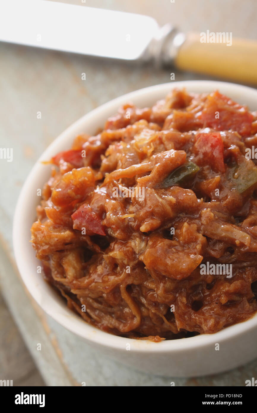 sandwich filling in dish Stock Photo - Alamy