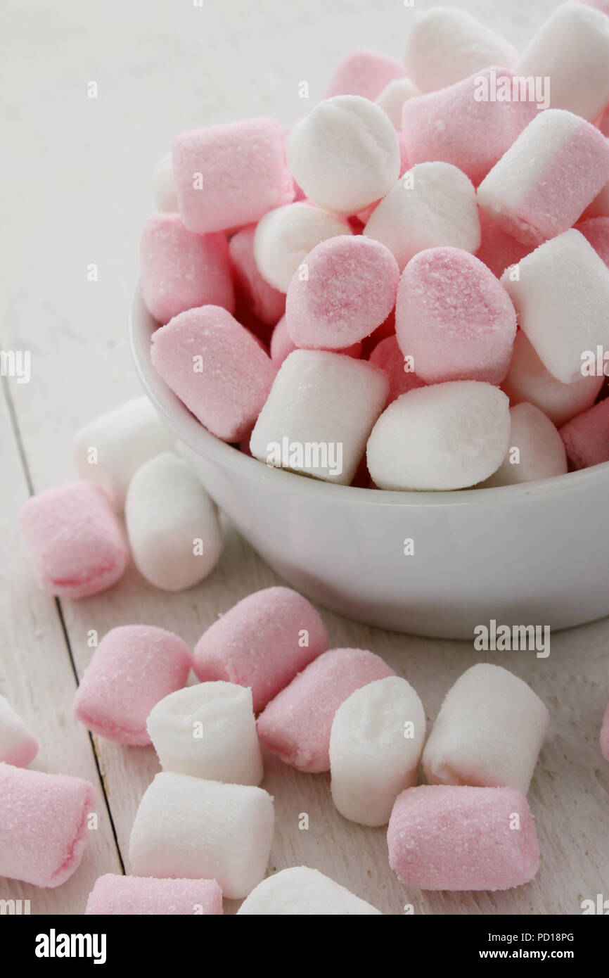 marsh mallow candy Stock Photo - Alamy