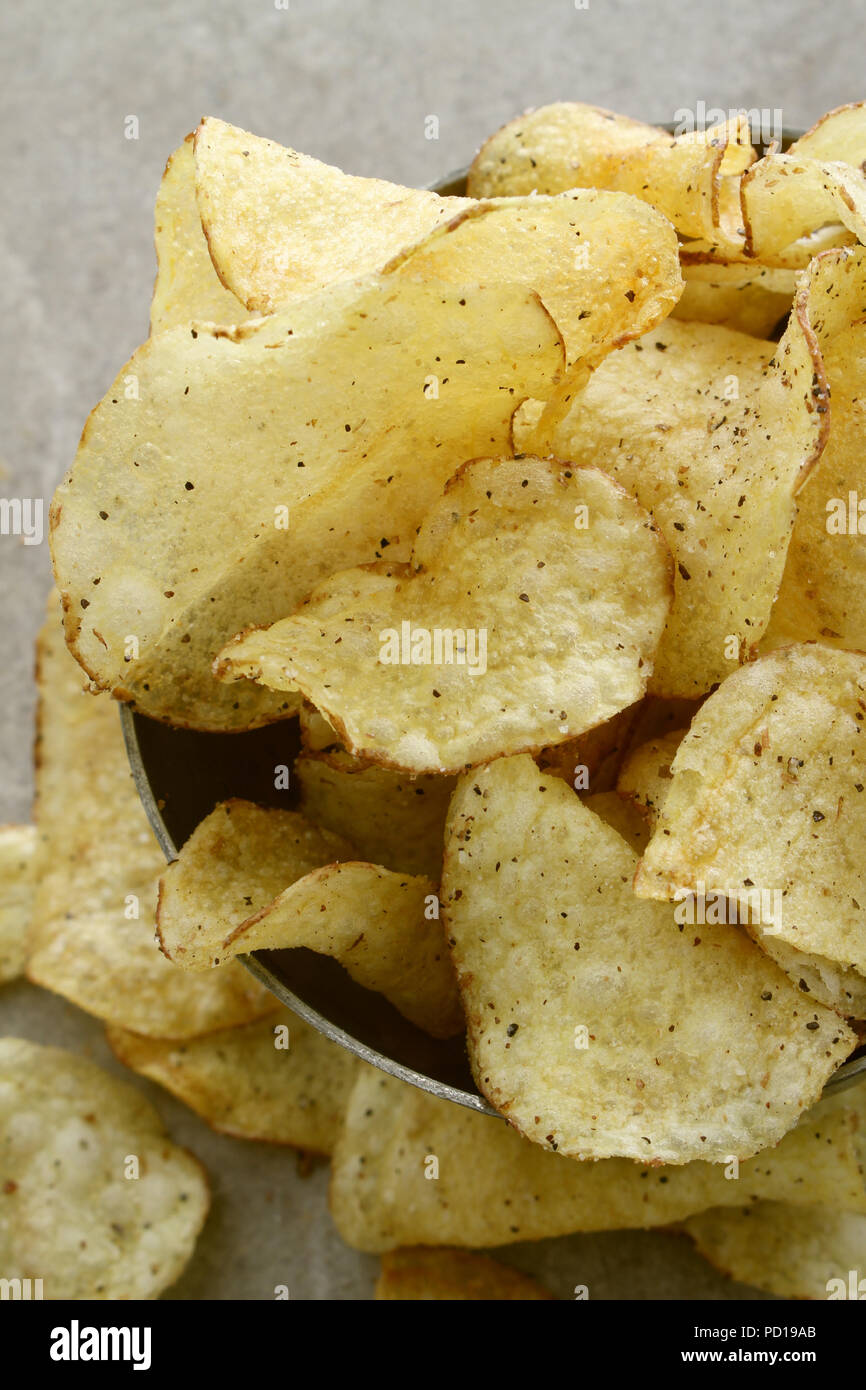 potato crisp chips Stock Photo - Alamy