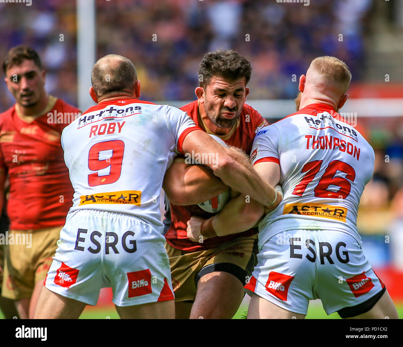 Bolton, UK. 5 August 2018. Ladbrokes Challenge Cup Semi-Final , St ...