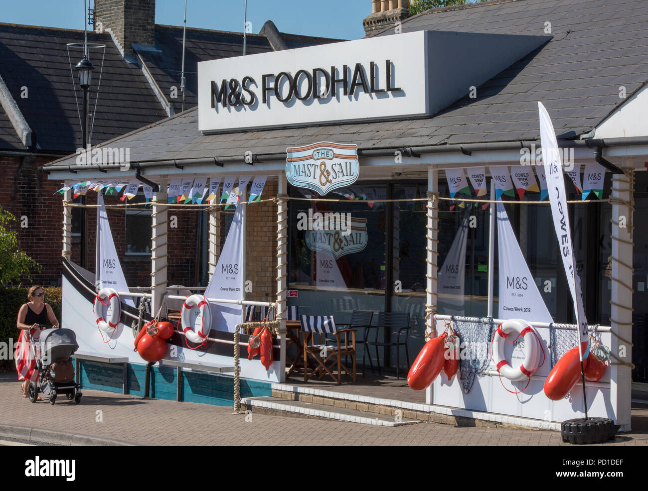 Isle of Wight, UK. 5 August 2018. Cowes week Annual sailing regatta ...