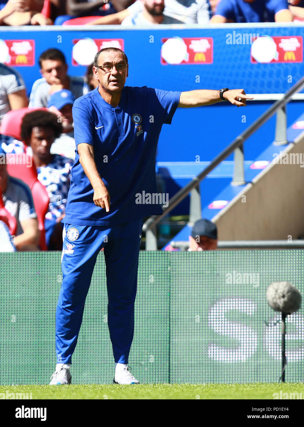 The FA Community Shield between Chelsea FC and Manchester City FC, at ...