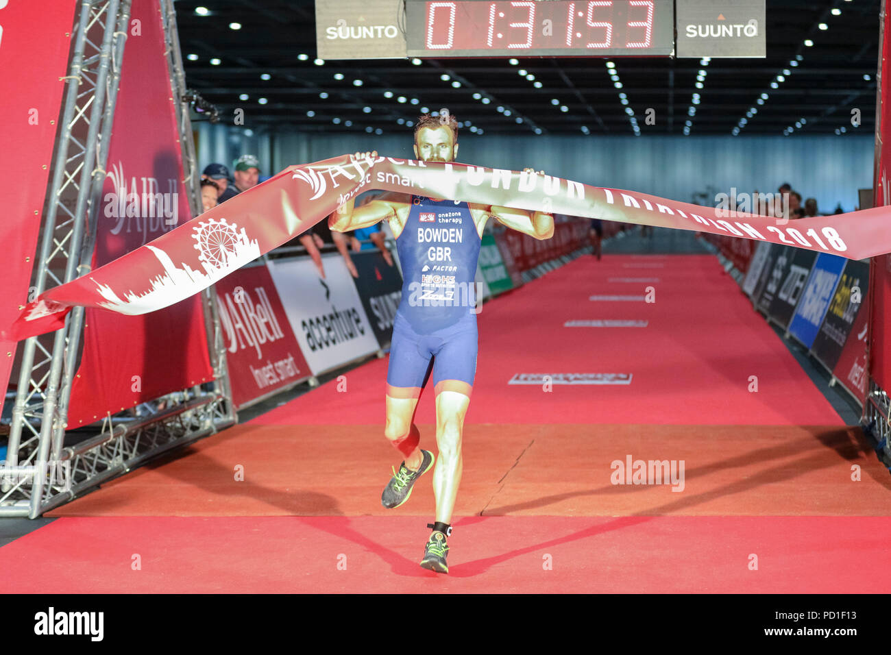 ExCel London, UK, 5th August 2018. Overall Men's Elite winner, Brit ...