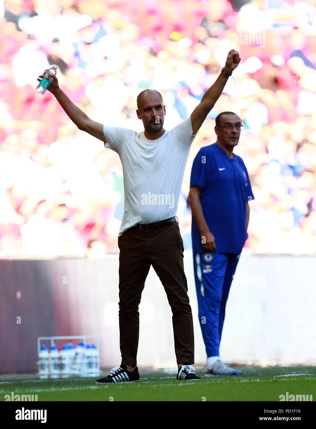 The FA Community Shield between Chelsea FC and Manchester City FC, at ...