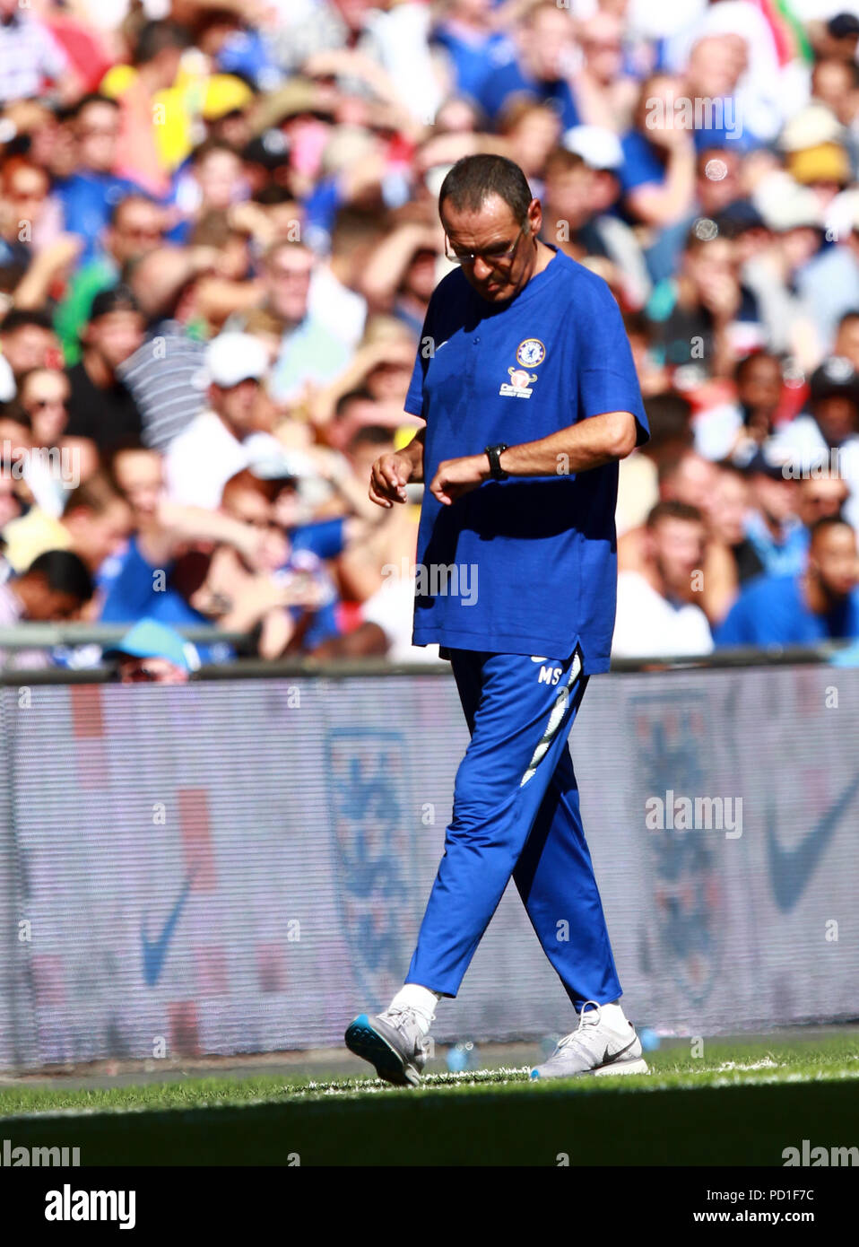 The FA Community Shield between Chelsea FC and Manchester City FC, at ...
