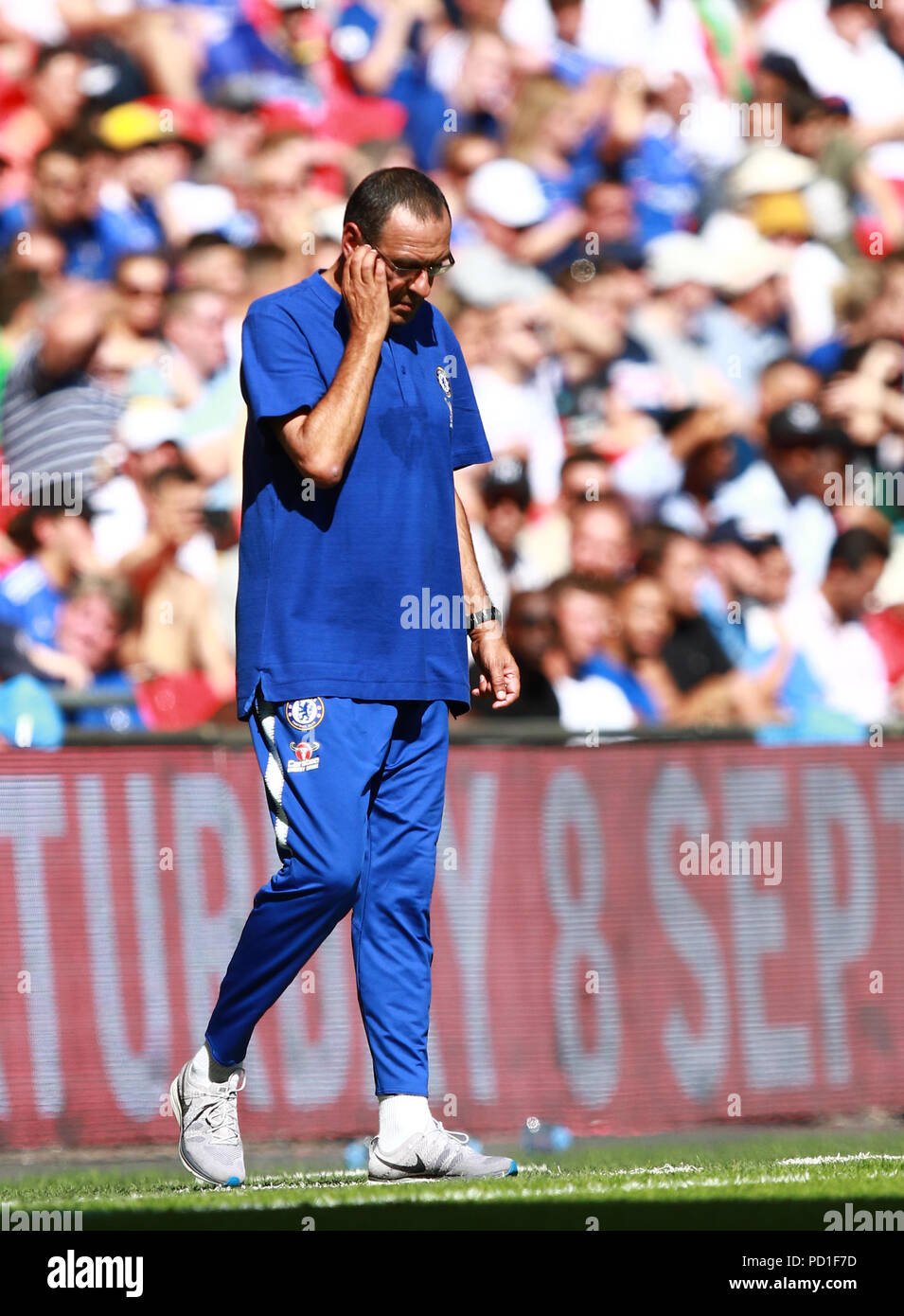 The FA Community Shield between Chelsea FC and Manchester City FC, at ...